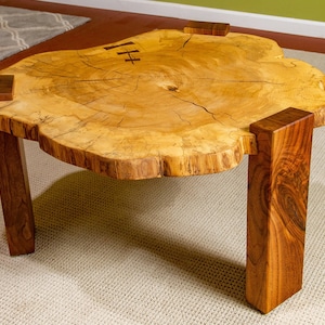 Live Edge Cookie Coffee Table - Etsy