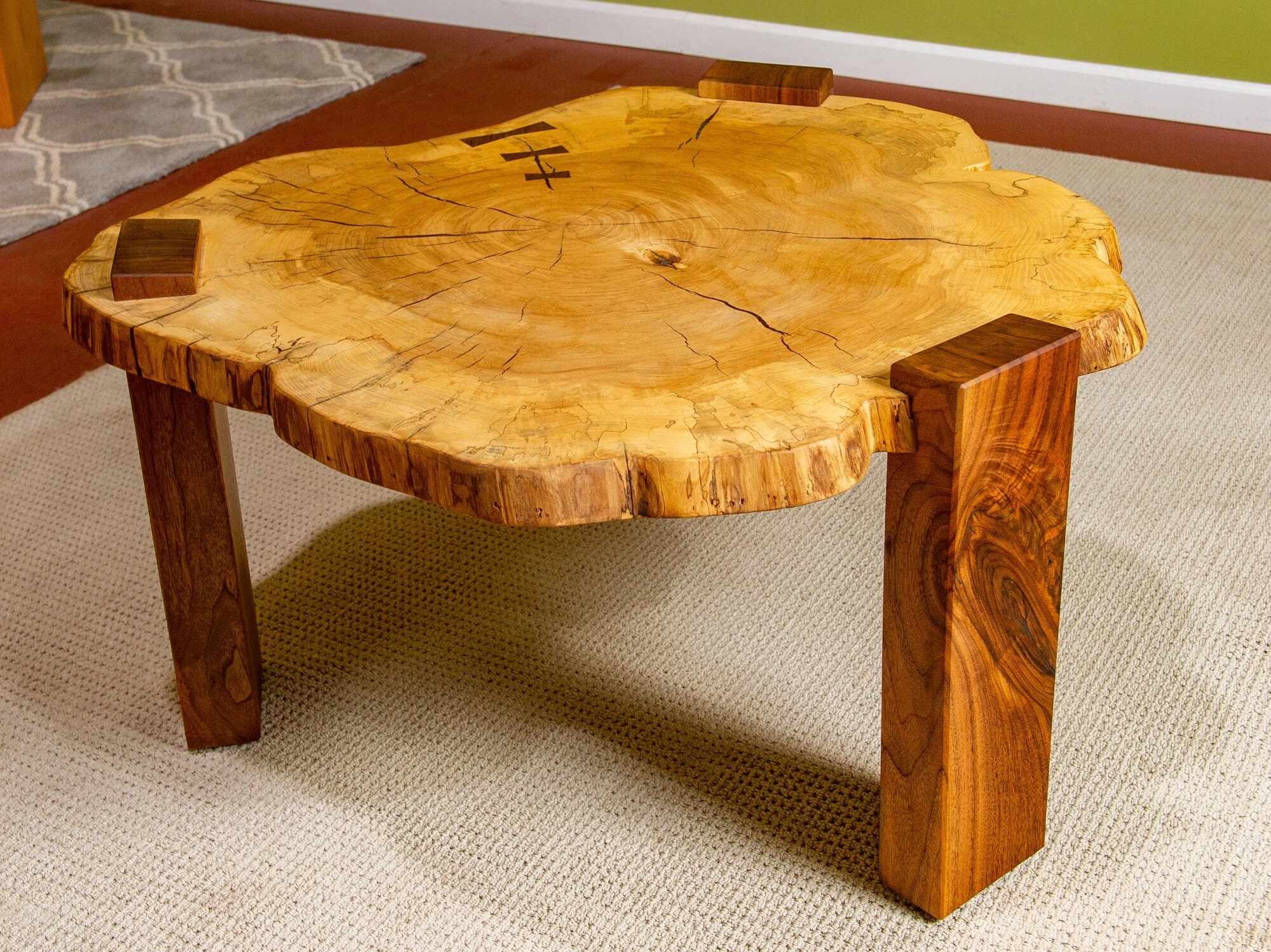 Live Edge Cookie Coffee Table - Etsy