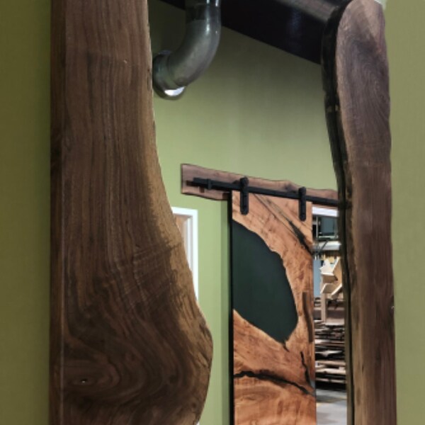 Live Edge Mirrors - Etsy