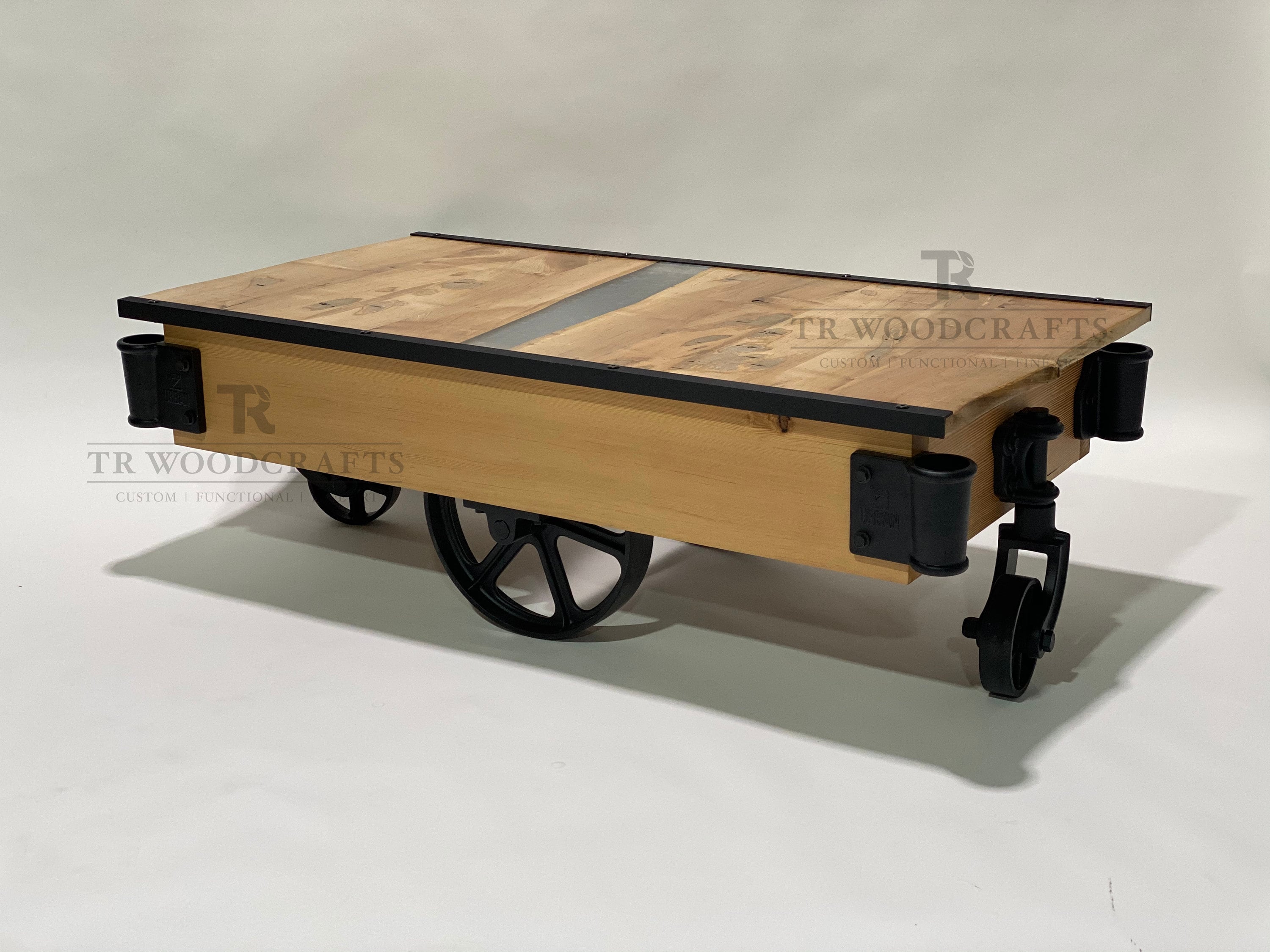 Industrial Cart Coffee Table - Etsy