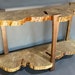 Live Edge Wood Hallway Entry Table | Entryway Table for Keys - Etsy