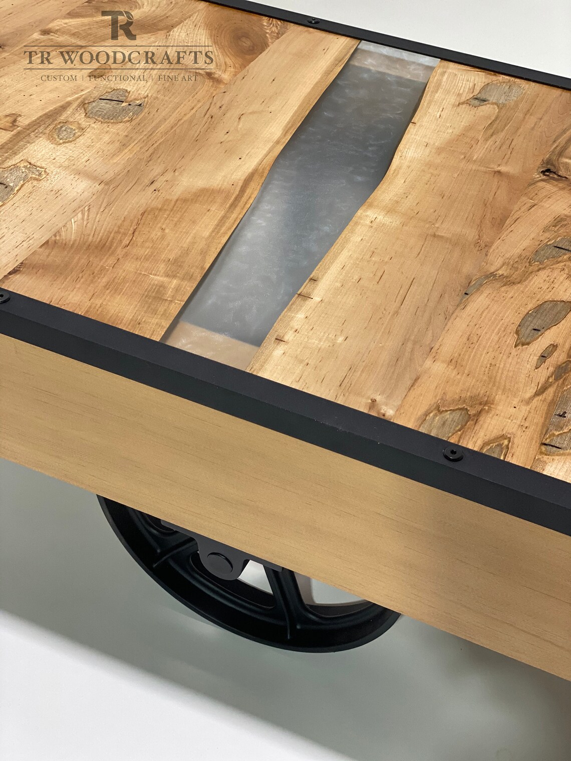 Industrial Cart Coffee Table - Etsy