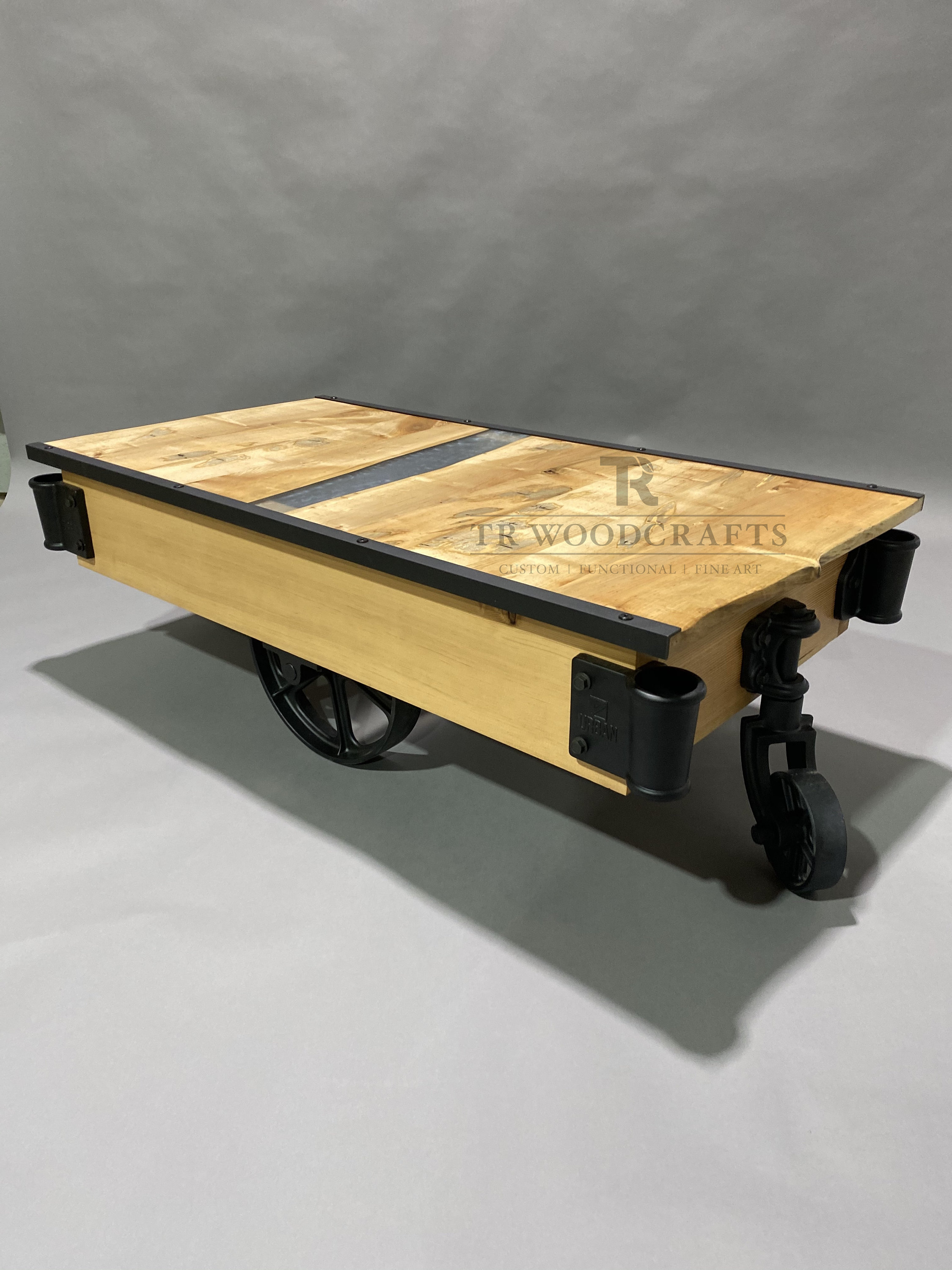 Industrial Cart Coffee Table - Etsy