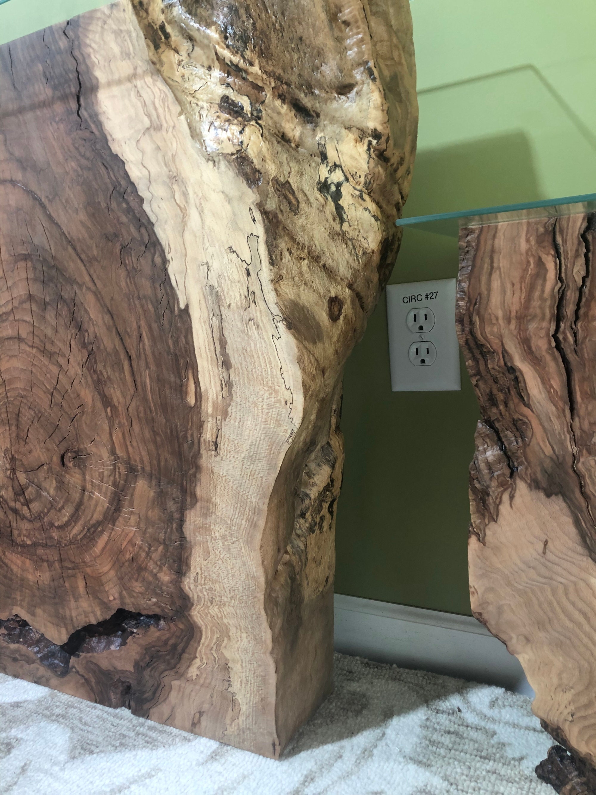 Live Edge Entryway Tables | Hallway Table for Keys - Etsy