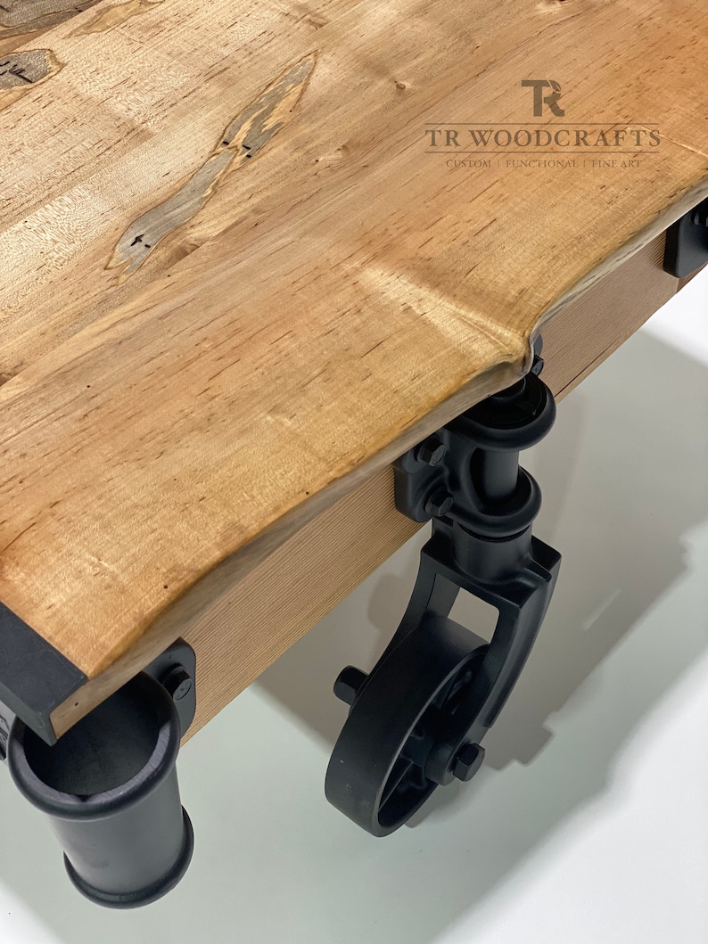 Industrial Cart Coffee Table - Etsy