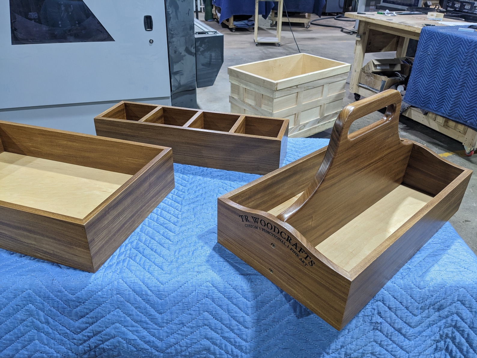 Custom Modern Equestrian Tack Trunk | Epoxy Resin River Live Edge ...