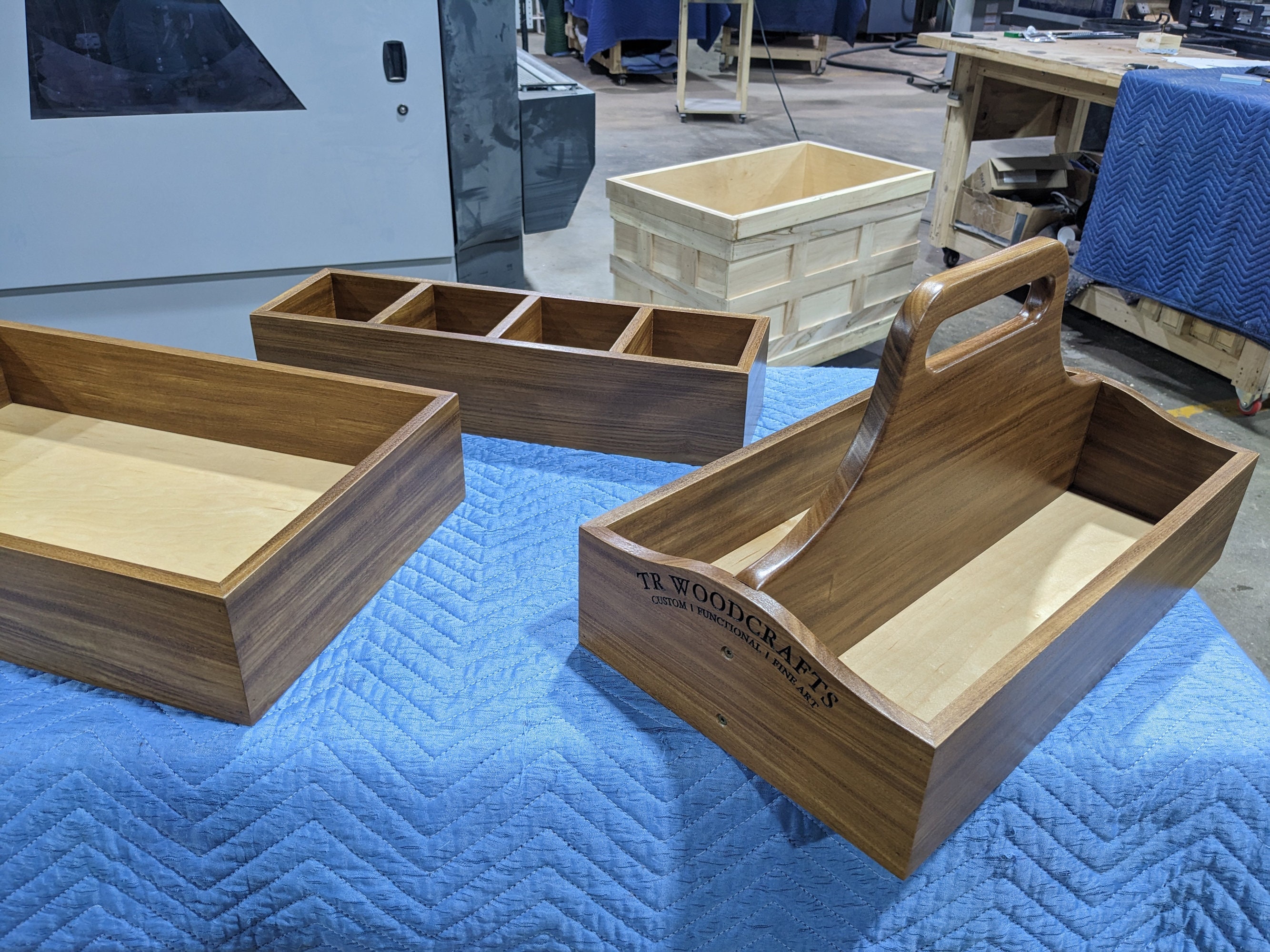 Custom Modern Equestrian Tack Trunk | Epoxy Resin River Live Edge ...