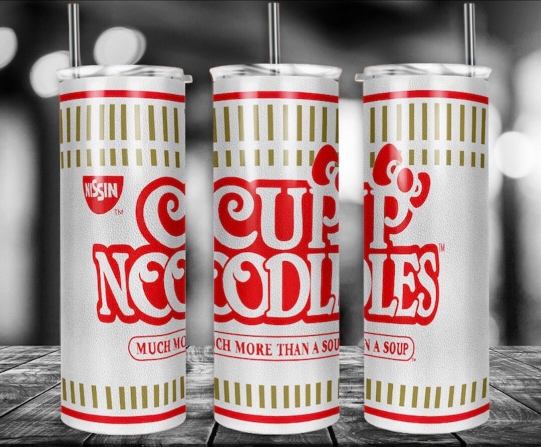 Noodles Tumbler Custom Tumbler Cup of Soup Tumbler Travel Mug Travel Tumbler Keeps Drinks Hot or ...