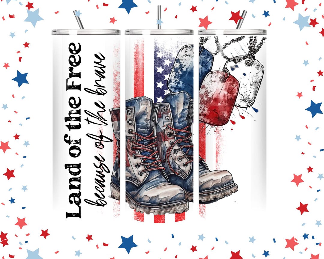 Patriotic Tumbler | 4th of July Theme Tumbler | Travel Tumbler | Keeps ...