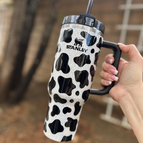 Cow Print Stanley Cup - Etsy