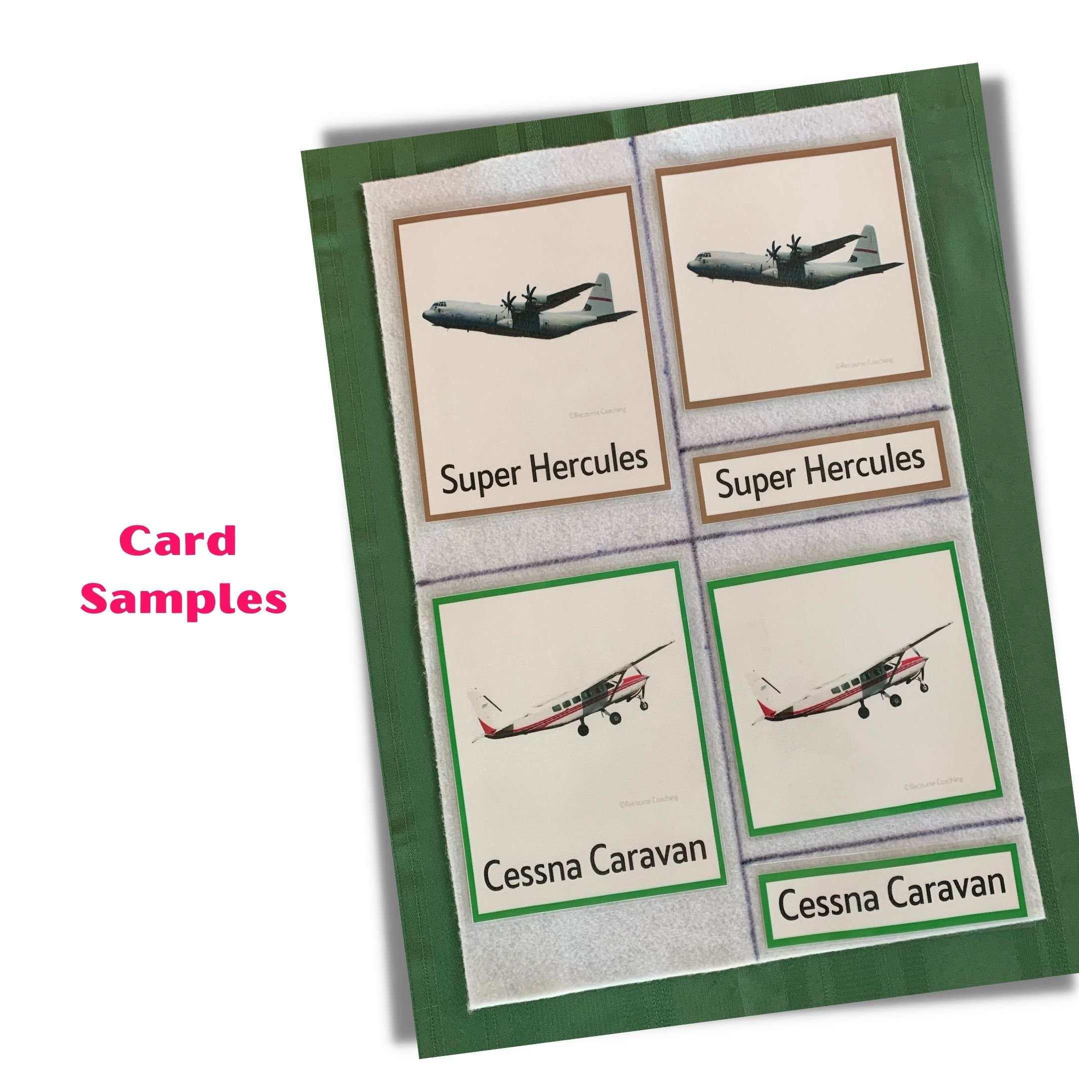 Planes Three Part Cards for Dementia - Printable - Etsy