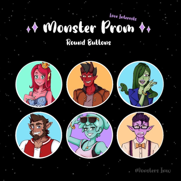 Monster "prom" Patch - Etsy