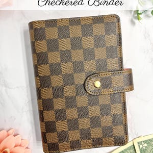 A6 Checkered Savings Challenge Budget Binder Planner Journal | Cash ...