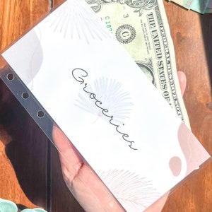 Boho Minimalistic Cash Envelopes | for Cash Stuffing | A6 Cash Envelope ...