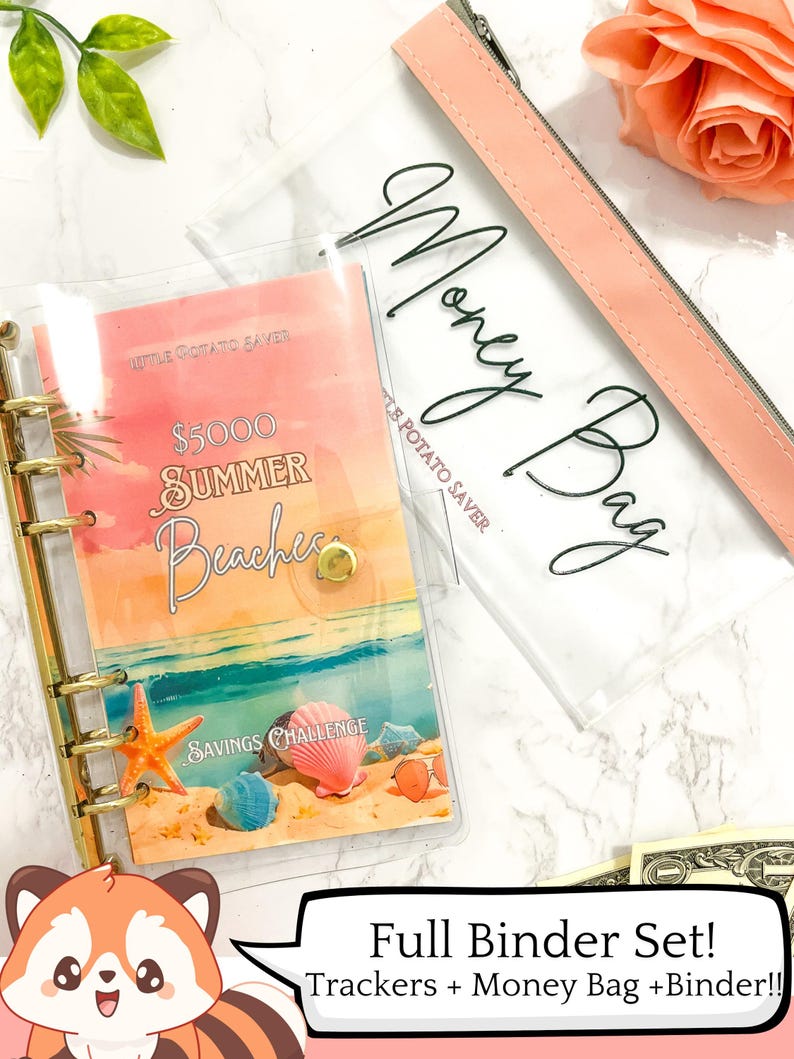 1k 2.5k 5k Summer Beaches SCRATCH OFF Savings Challenge | for A6 Budget ...