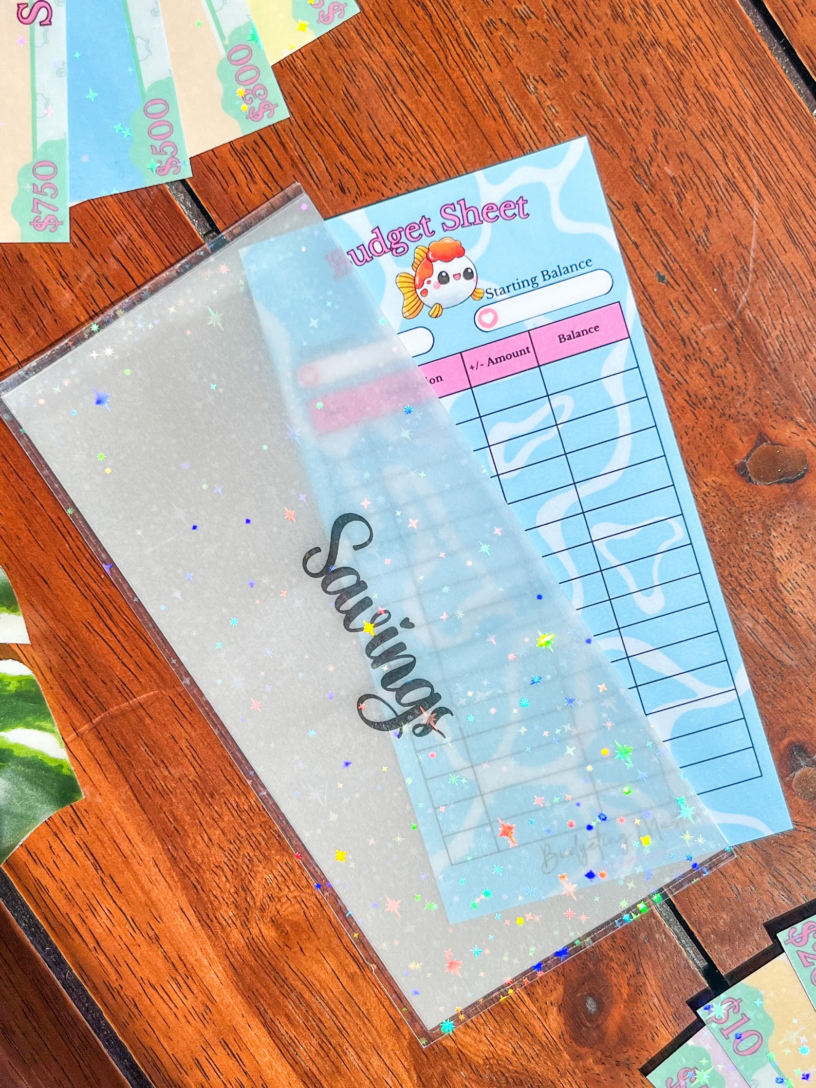 FOX Budget Sheet - Cute Animals 2nd Edition | Money Tracker | A6 ...