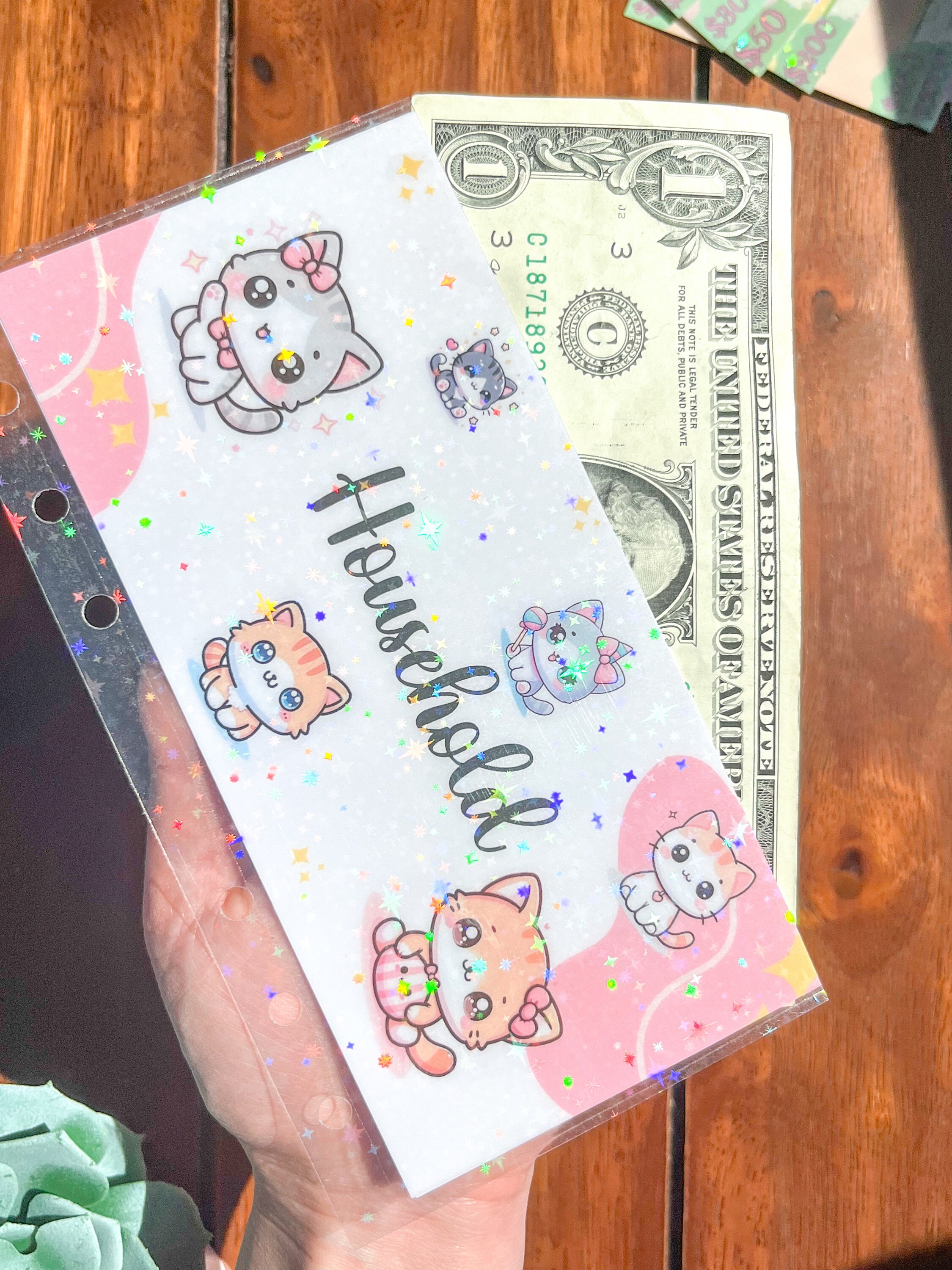 Cute Kittens Cash Envelopes | Cash Stuffing | A6 Cash Envelope System ...
