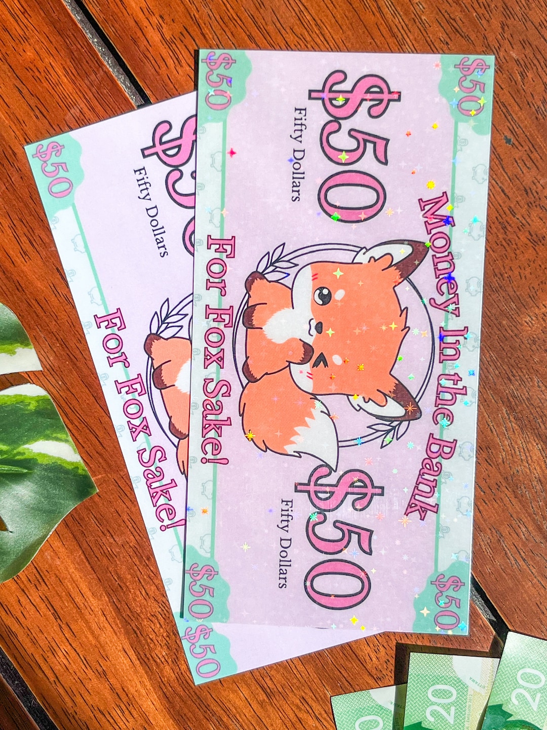 FOX Prop Money Placeholder - Cute Animals 2nd Edition| 1-1000 Fully ...