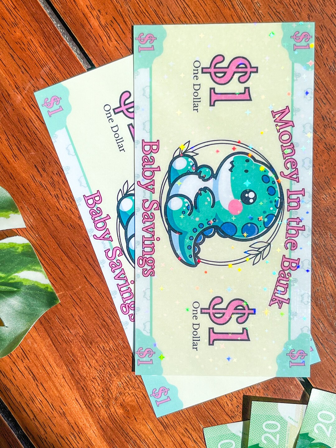 DINOSAUR Prop Money Placeholder - Cute Animals 2nd Edition| 1-1000 ...