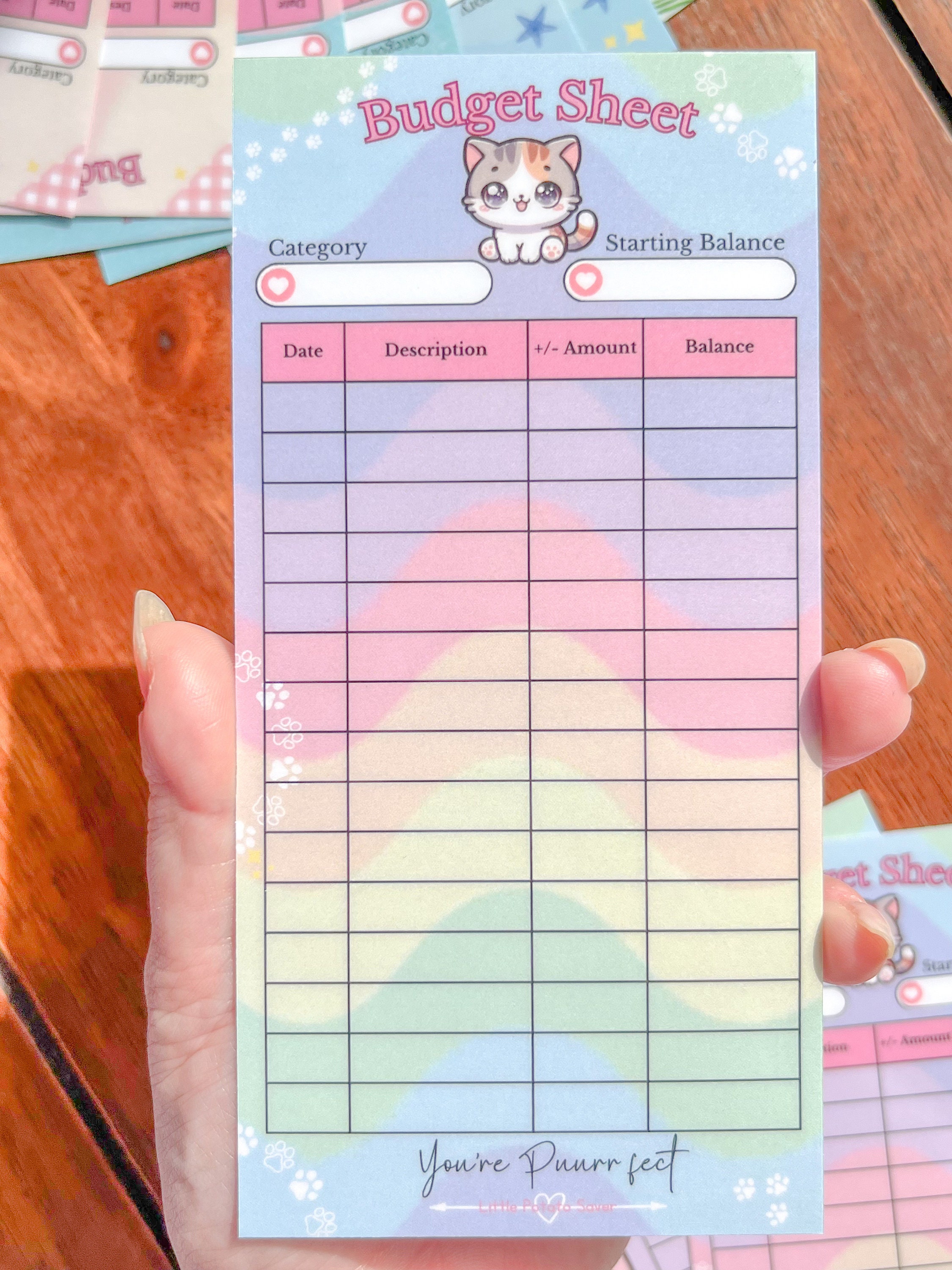 Budget Sheets - Cute Animals Edition | Money Tracker | A6 Savings ...