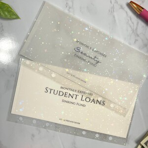 MONTHLY Sinking Fund Cash Envelopes | Minimalistic Collection | A6 ...