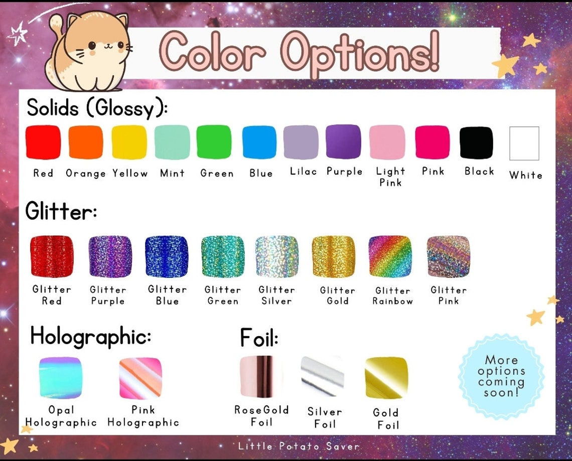 A6 Starlight Binder or Wallet Organizer | Tab Dividers (not Envelopes ...