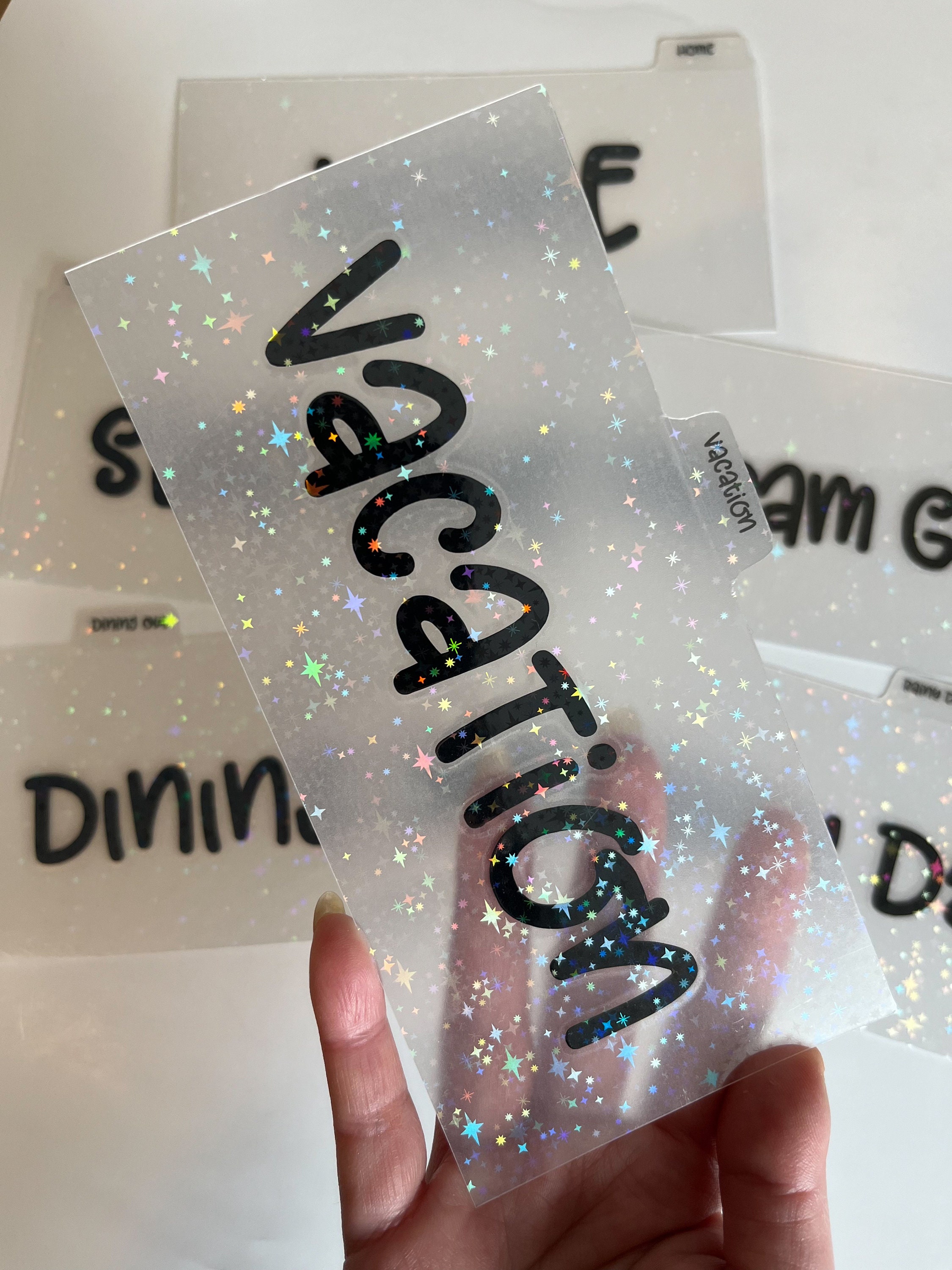 A6 Starlight Binder or Wallet Organizer | Tab Dividers (not Envelopes ...