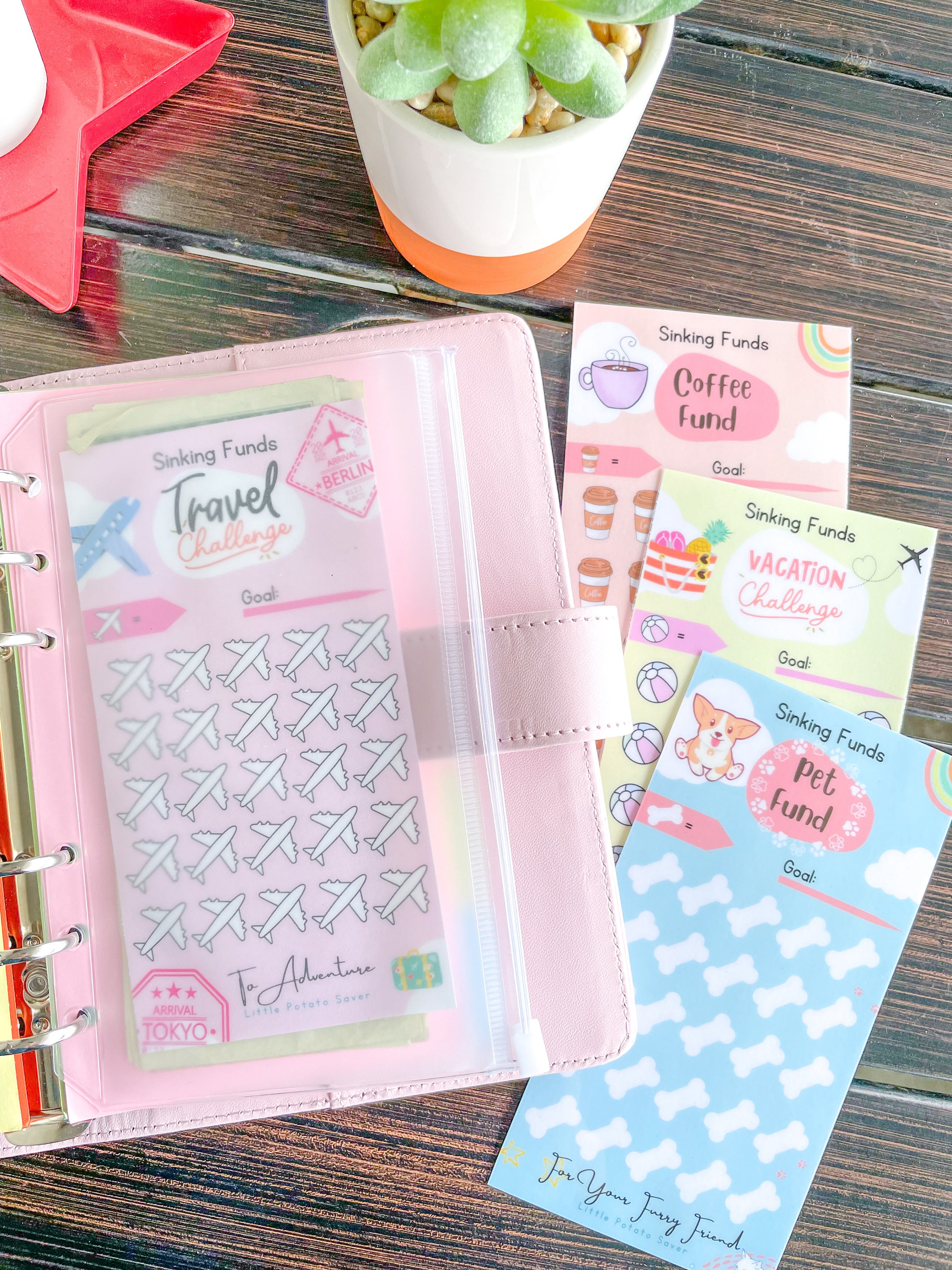 5000 Dollar Savings Challenge Money Tracker | Laminated | for Budget ...