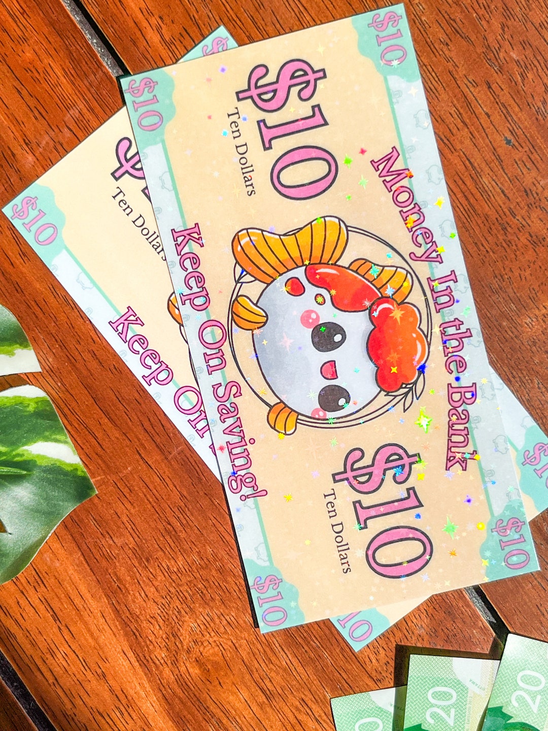 GOLDFISH Prop Money Placeholder Cute Animals 2nd Edition 1-1000 Fully ...