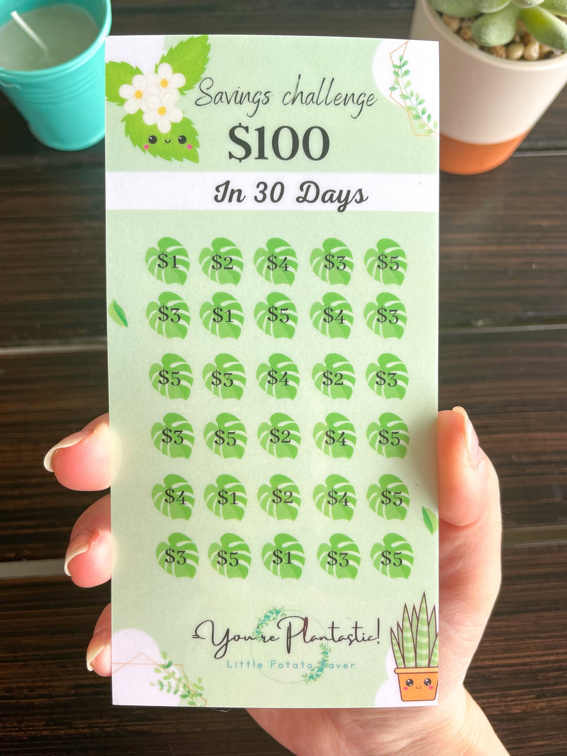 30 DAYS Savings Challenge Money Tracker | Laminated | Budget Binders ...