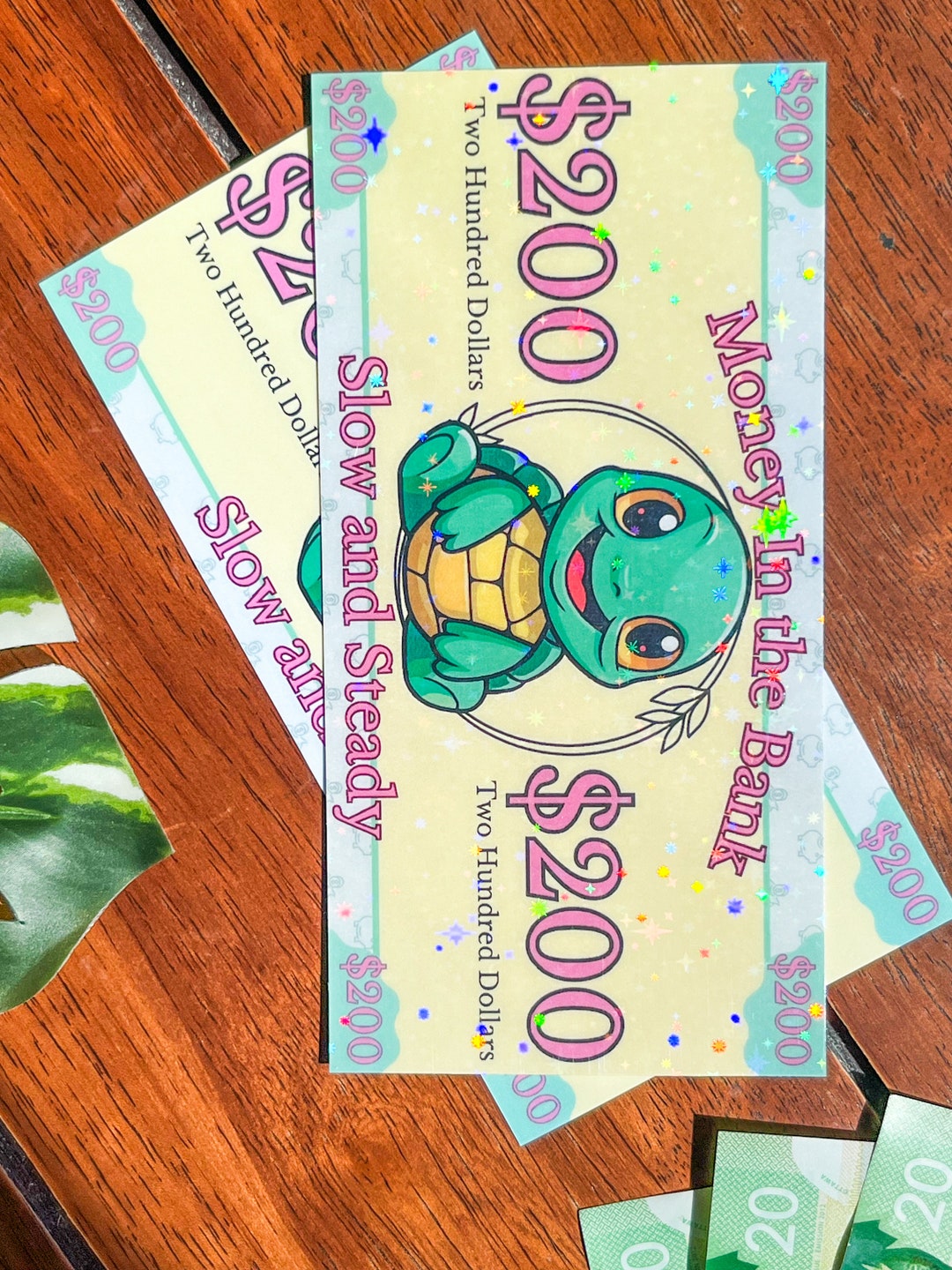 TURTLE Prop Money Placeholder - Cute Animals 2nd Edition| 1-1000 Fully ...