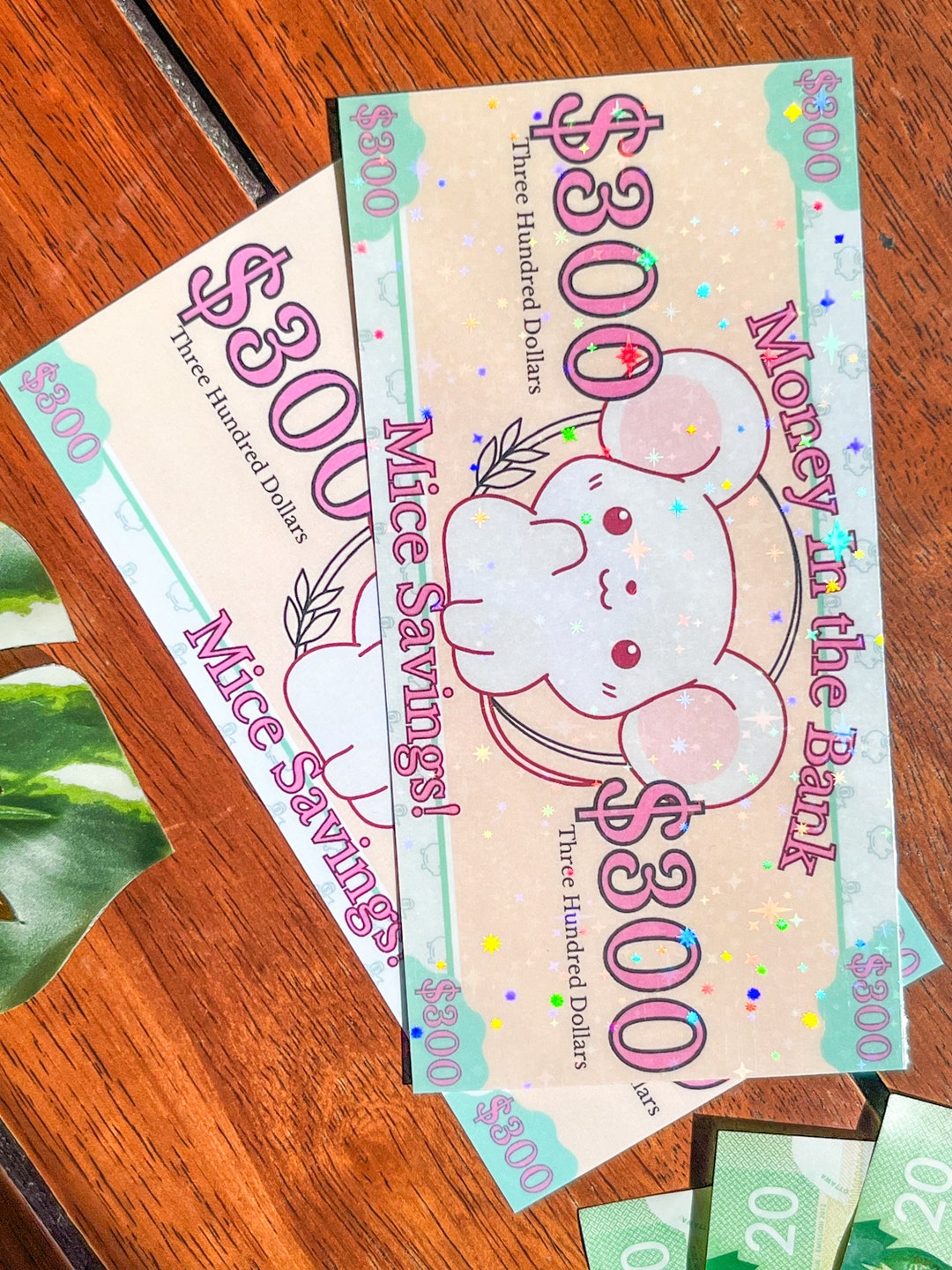 MOUSE Prop Money Placeholder - Cute Animals 2nd Edition| 1-1000 Fully ...