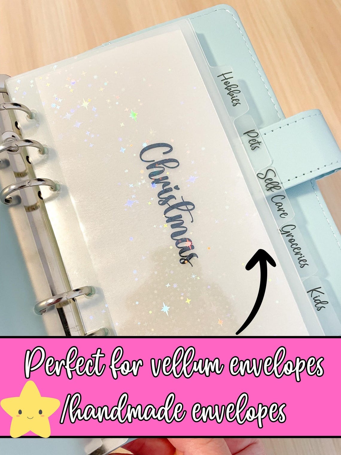 A6 Starlight Binder or Wallet Organizer | Tab Dividers (not Envelopes ...