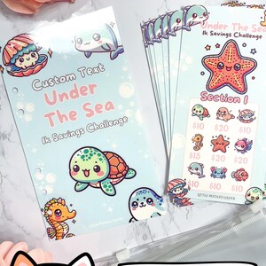 1k 2k 5k Under the Sea Savings Challenge | Optional Budget Binder and ...