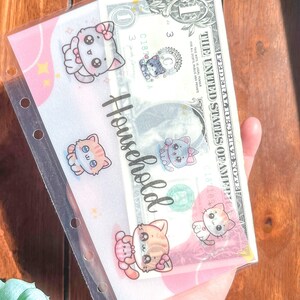 Cute Kittens Cash Envelopes | Cash Stuffing | A6 Cash Envelope System ...