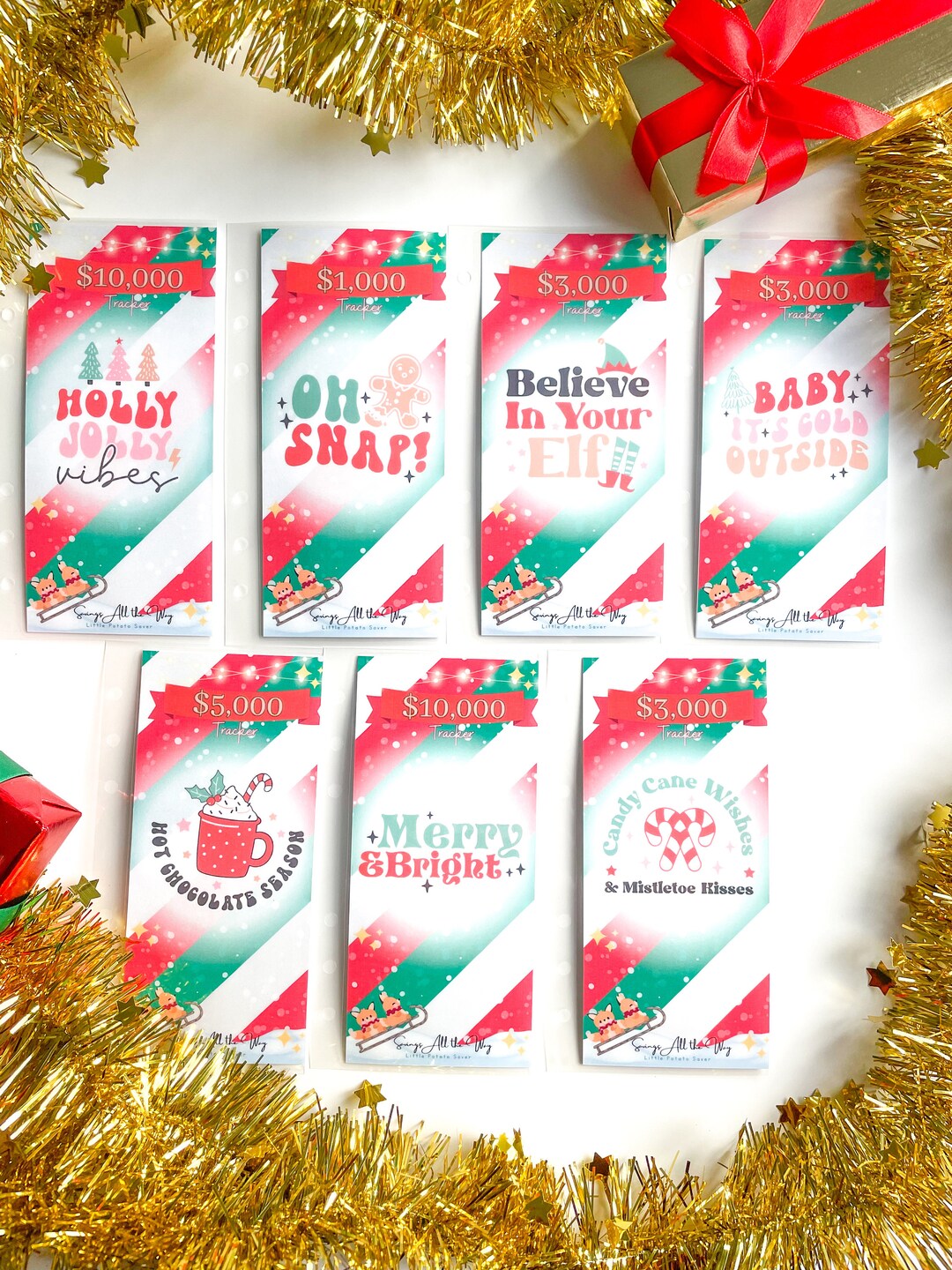 Holiday Cash Envelope Challenge | 1k 2k 3k 5k 10k Savings Challenge ...