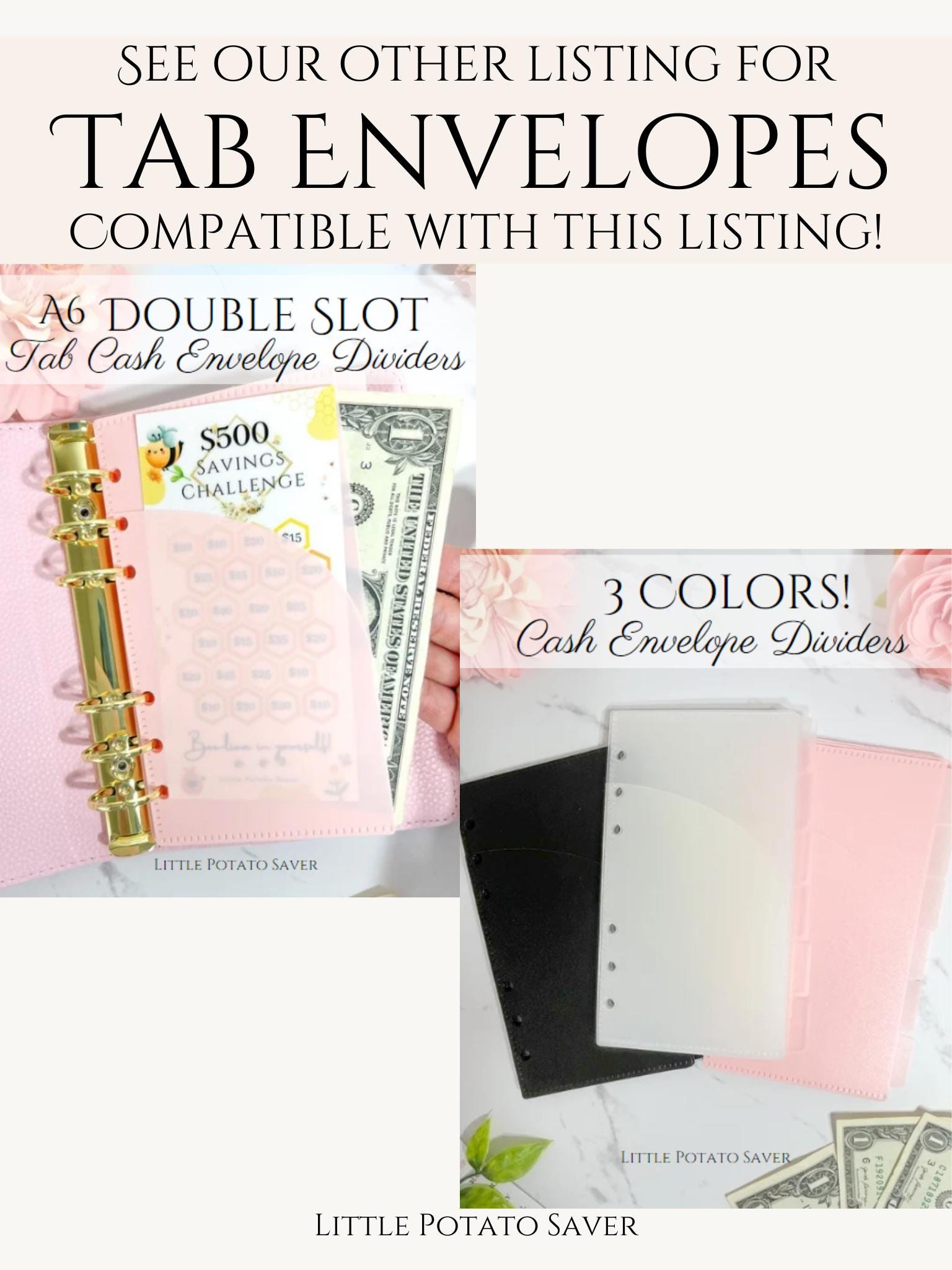 41 Category Budget Tab Labels | Organize Your Cash Envelopes | Index ...