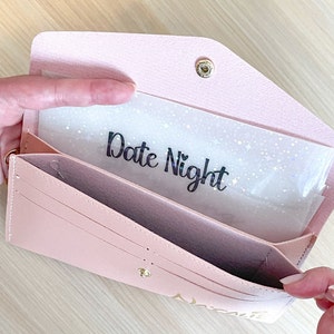 Slim Cash Envelope Wallet Optional STARLIGHT MINIMALISTIC VELLUM Cash ...