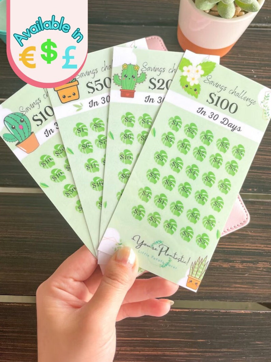 30 DAYS Savings Challenge Money Tracker | Laminated | Budget Binders ...