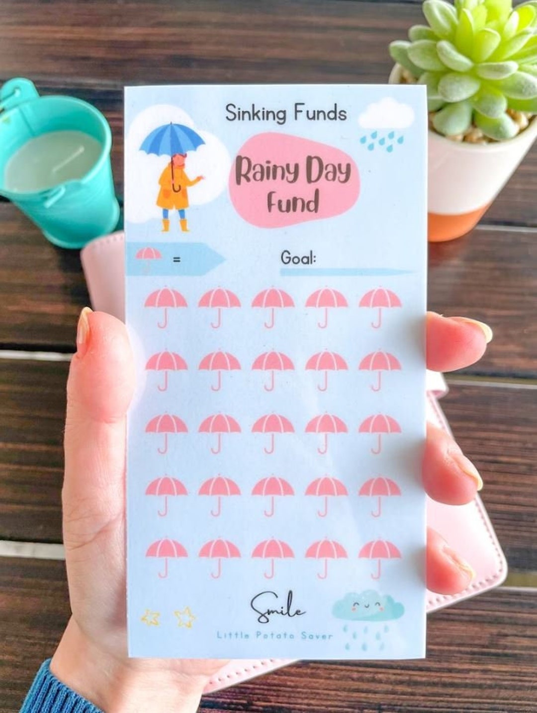 Rainy Day L Everyday Savings Challenge | Sinking Funds | Money Tracker ...