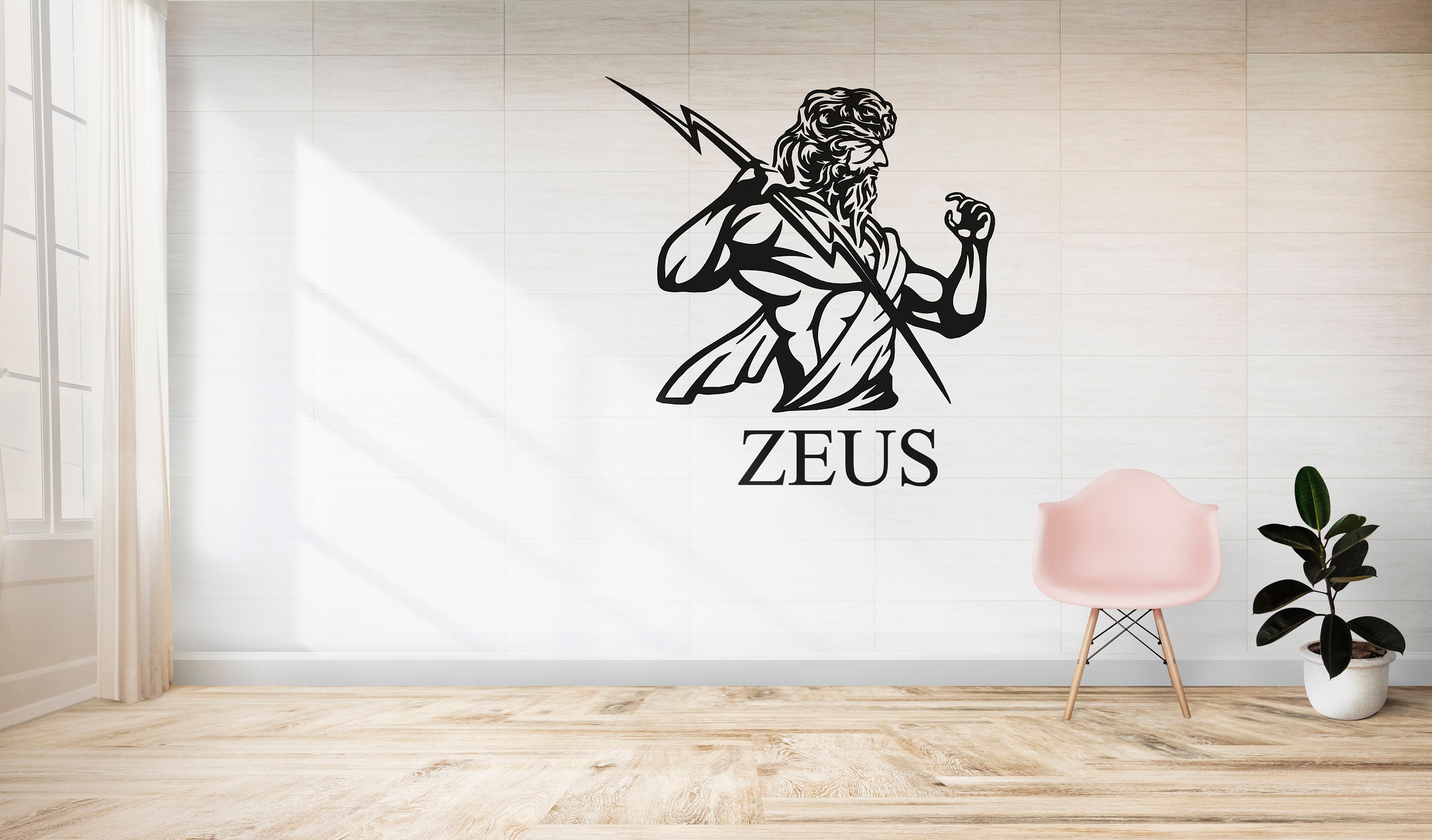 Zeus wall decor Laser cut files dxf svg pdf ai png vector - Etsy México