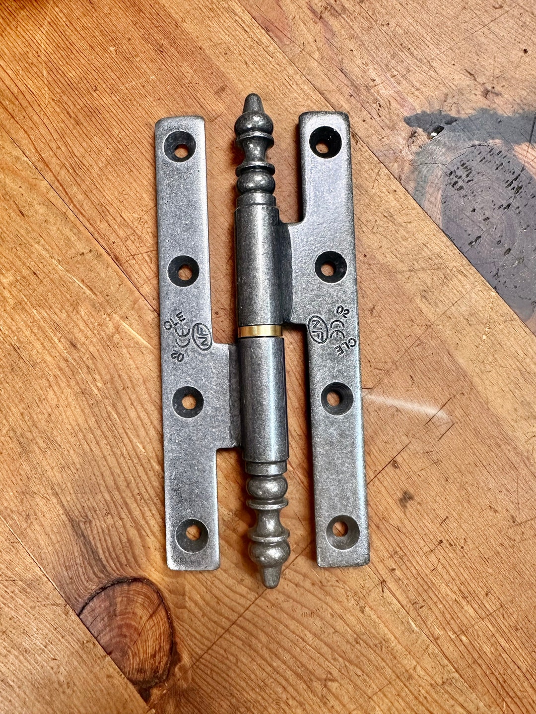 6.5 Left Hand Rustic Iron Paumelle Iron Hinge. Made in France - Etsy