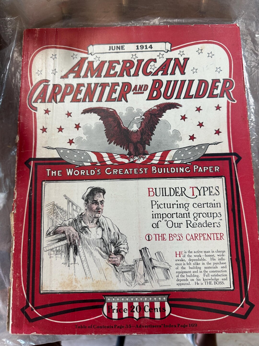 June 1914 American Carpenter and Builder Magazine - Etsy
