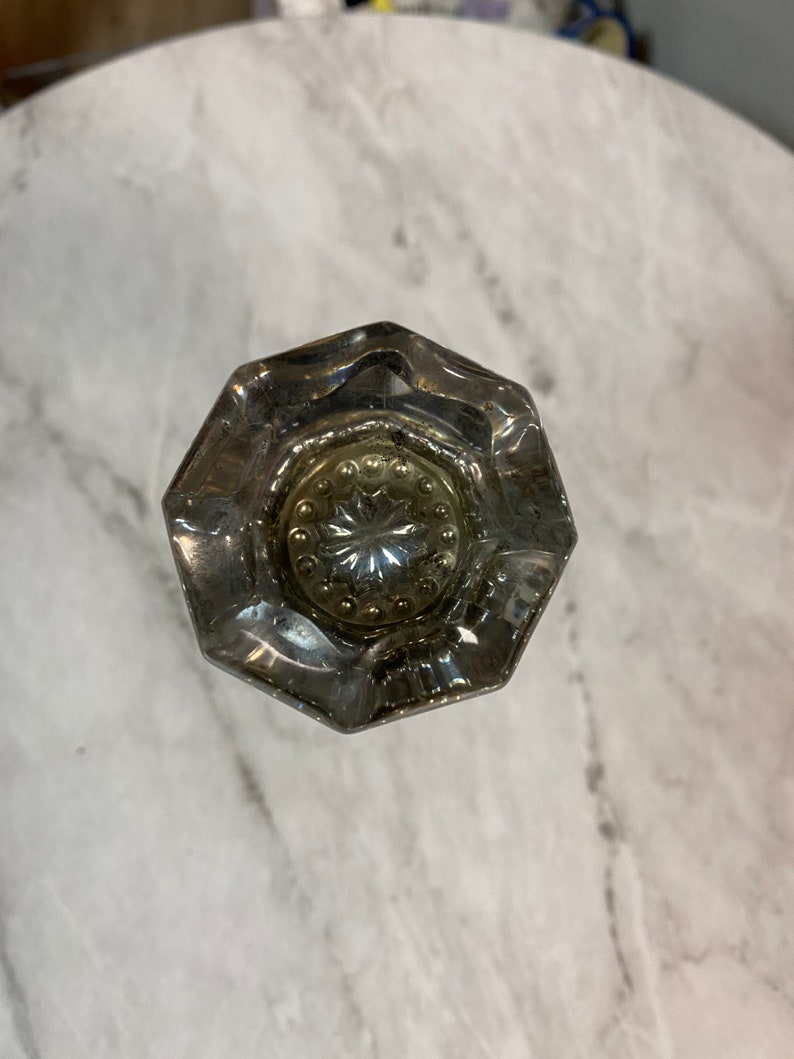 Antique Crystal Door Knob Set - Etsy