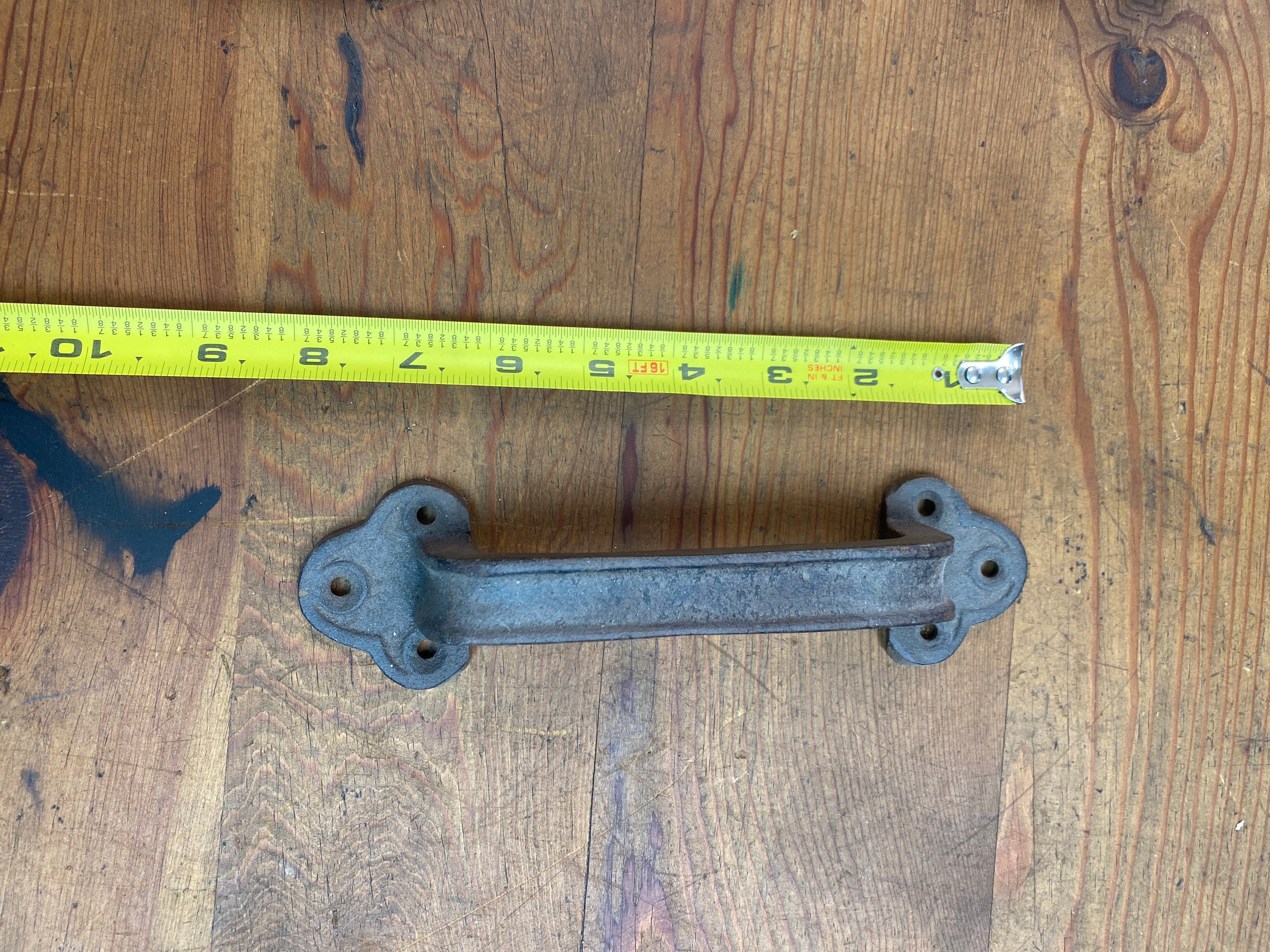 Cast Iron Clover Feet Barn Door Handle - Etsy
