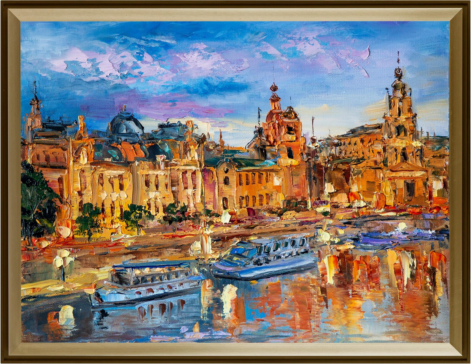 Dresden Painting. the Capital City of the German State of Saxony ...
