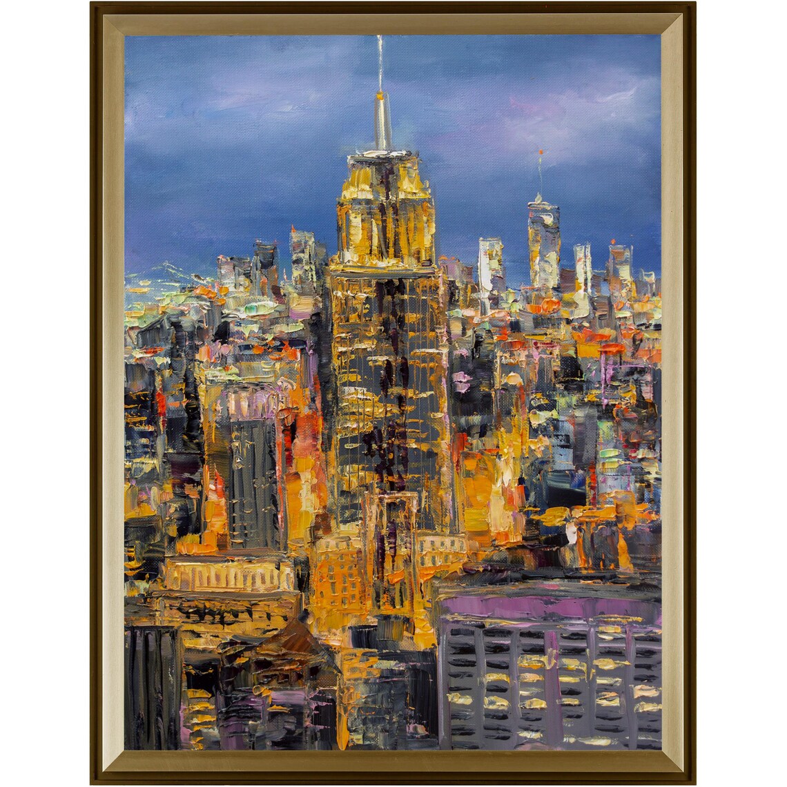 Night View of the Empire State Building. Night in New York. - Etsy
