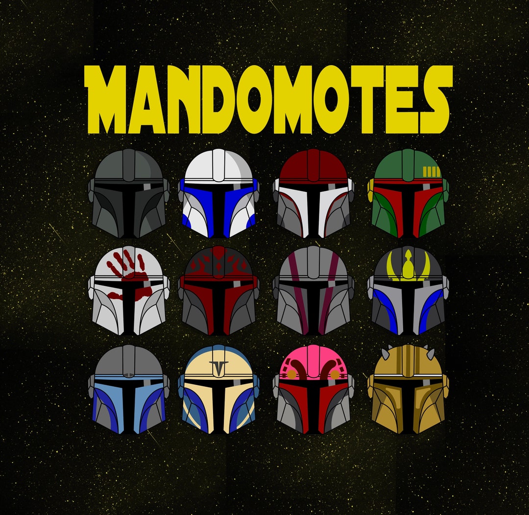 12 Mandalorian Sub Badge Set - Etsy