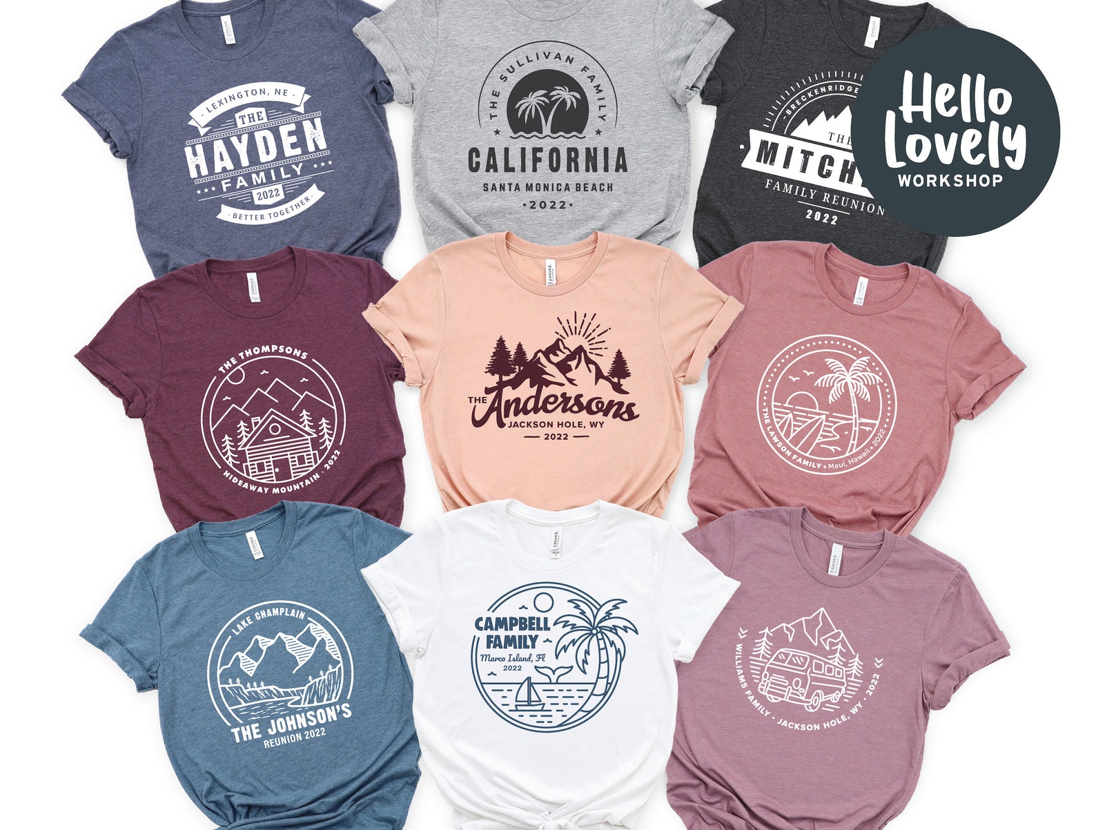 Family Reunion Shirts Custom Family Shirts Family Team | Etsy