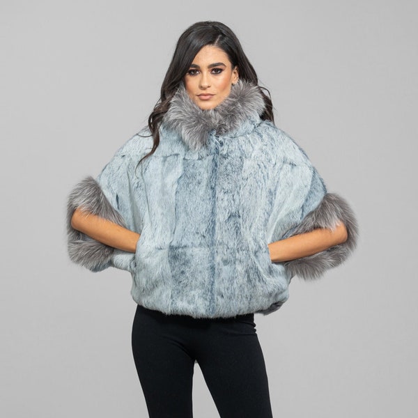 Rabbit Fur Cape - Etsy